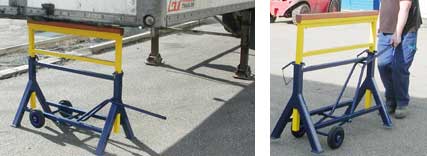 Standard safety trestle trailer jack Expresso