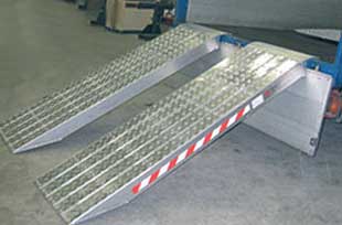 Aluminium straight loading ramp pairs