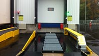Stop Trucks® and hydraulic truck levelers combination