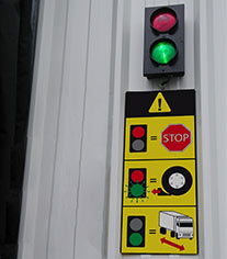 Stop Trucks road sign